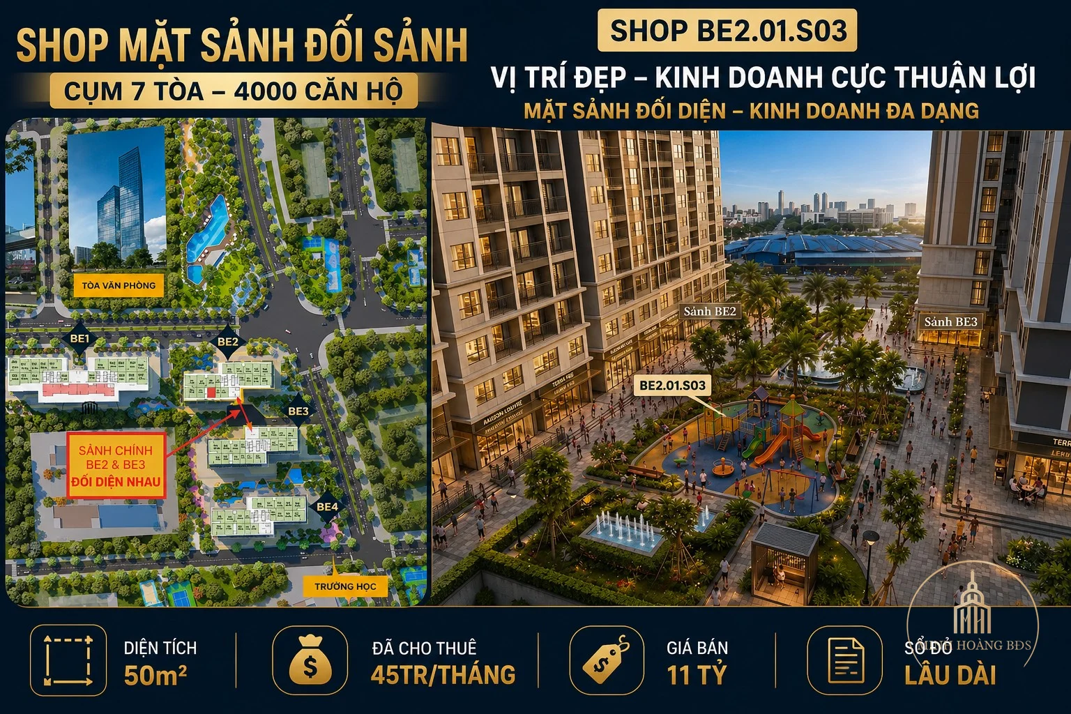 Bán siêu phẩm Shop chân đế mặt sảnh tòa LD2 Phân khu The London ...